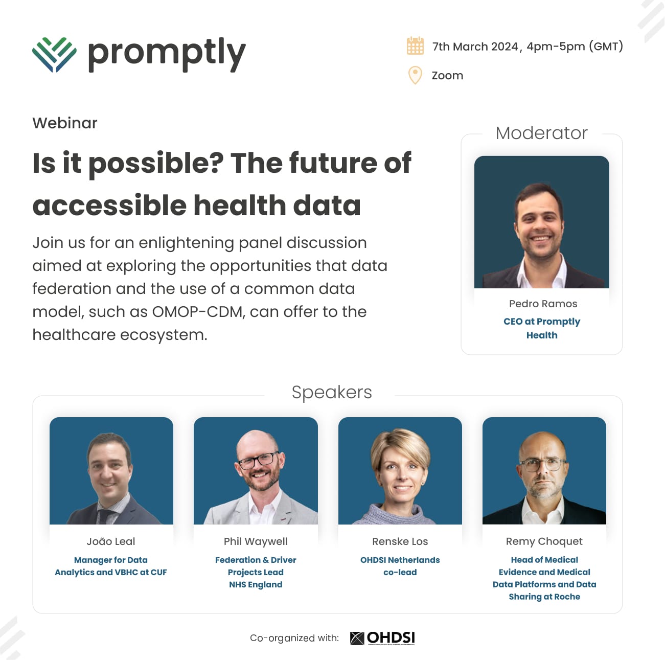 Webinar:Is it possible? The future of accessible health data